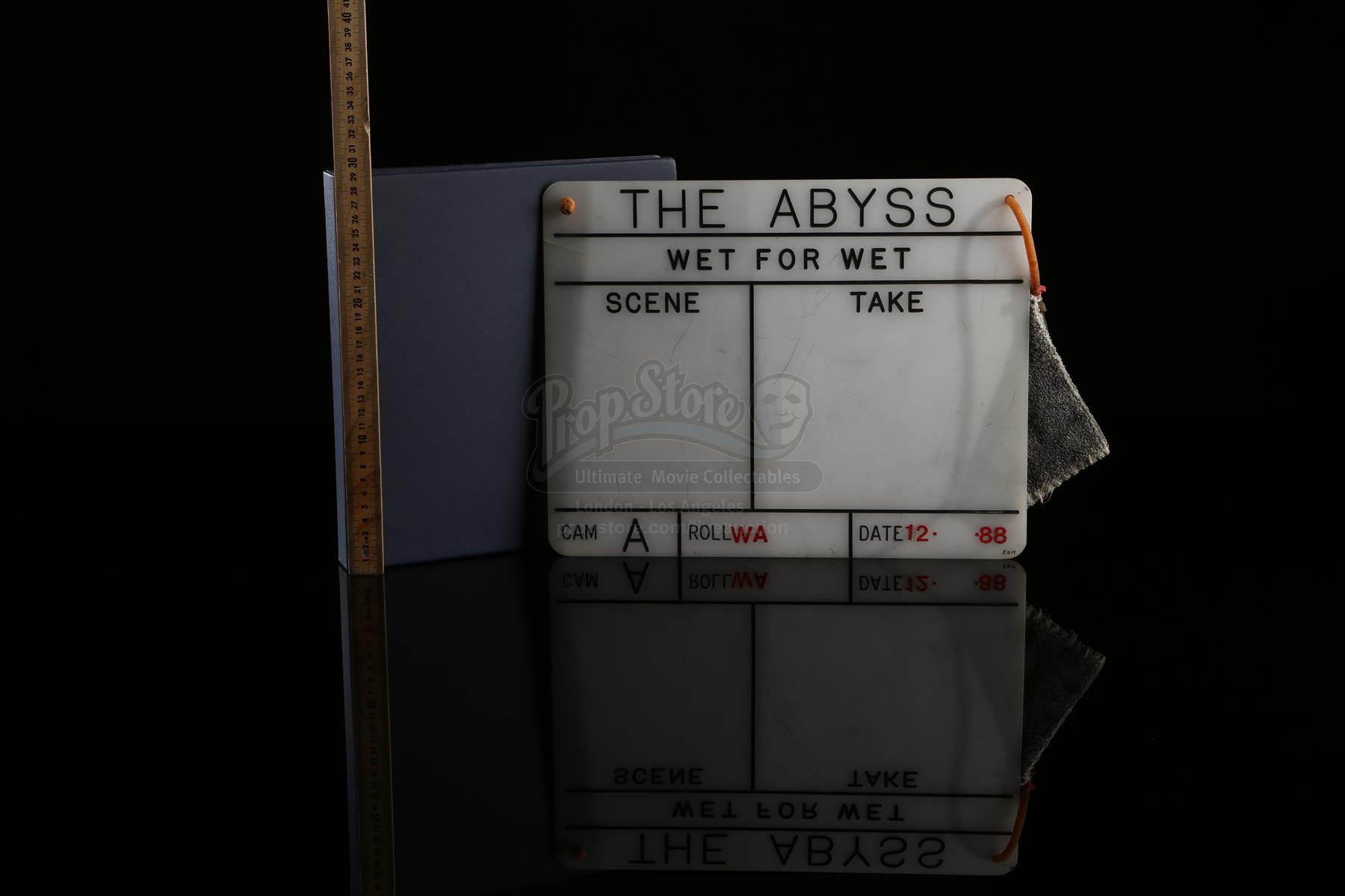 THE ABYSS (1989) - Script Binder and Underwater Slate - Current price: £700