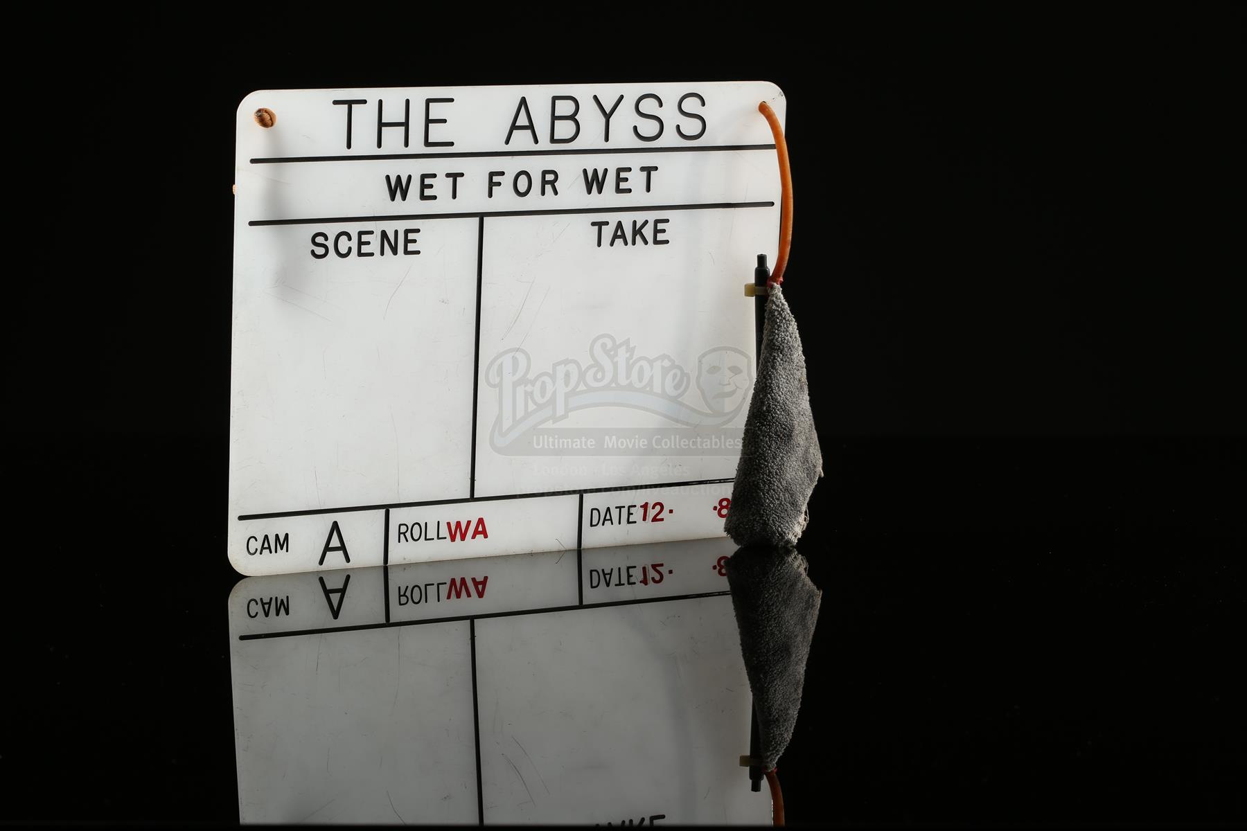THE ABYSS (1989) - Script Binder and Underwater Slate - Current price: £700