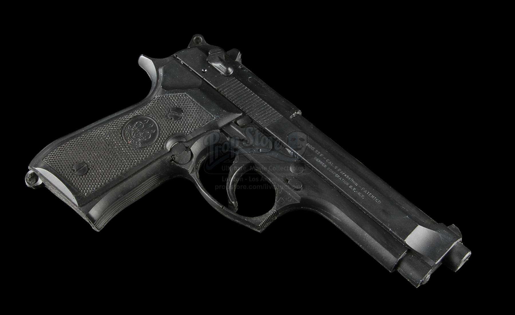 DIE HARD (1988) - John McClane's (Bruce Willis) Stunt Beretta and 'Seasons Greetings' Tape ...