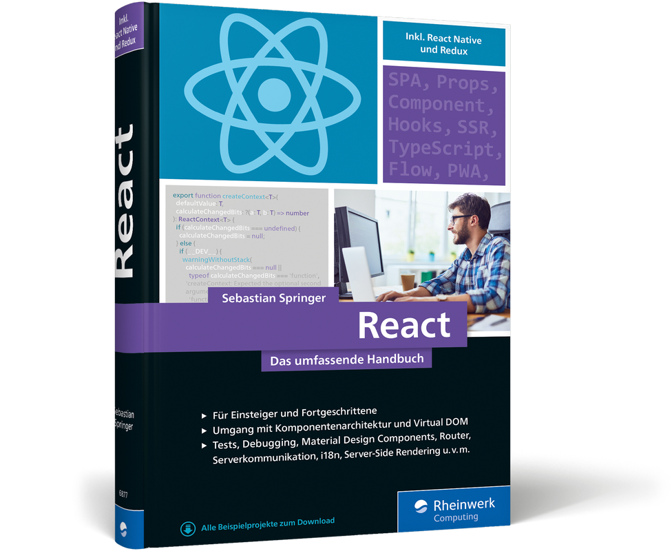 React. Das umfassende Handbuch von Sebastian Springer | Rheinwerk