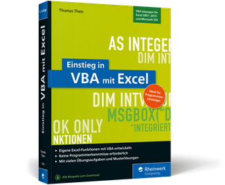 Einstieg in VBA mit Excel. Das Buch für VBA-EInsteiger | Rheinwerk