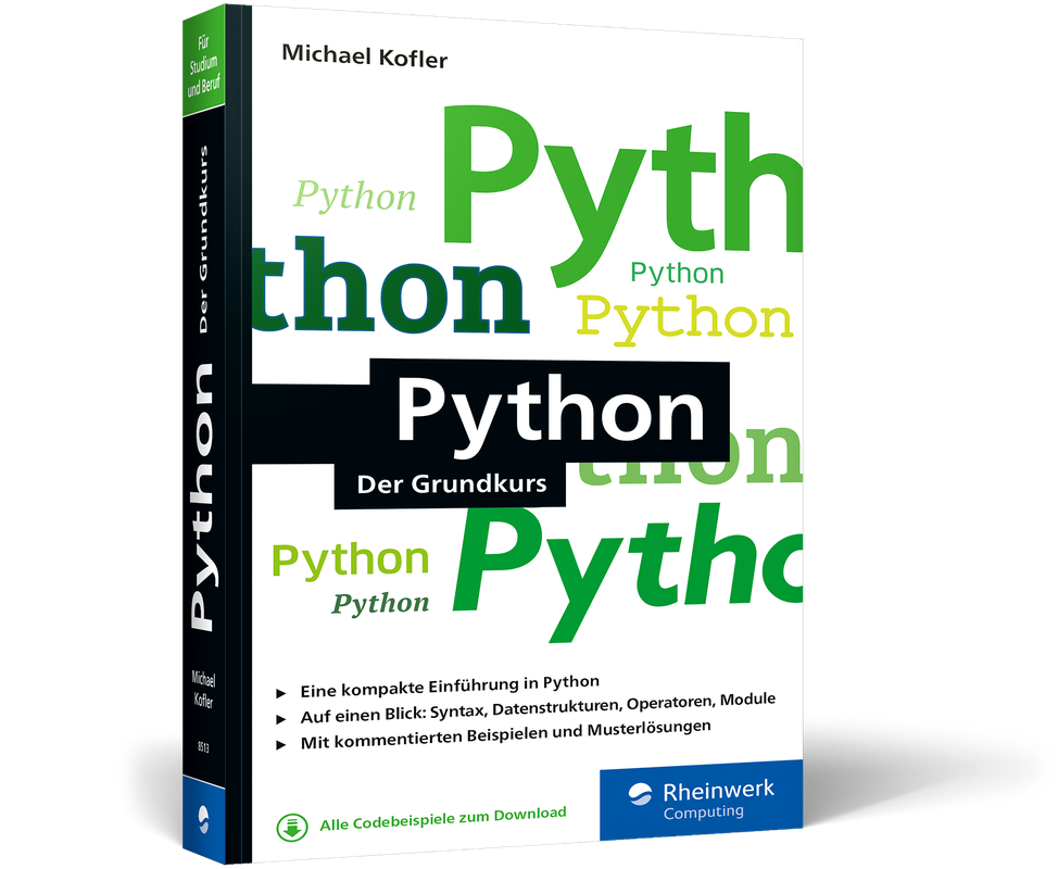 Python. Der Grundkurs | Rheinwerk Verlag
