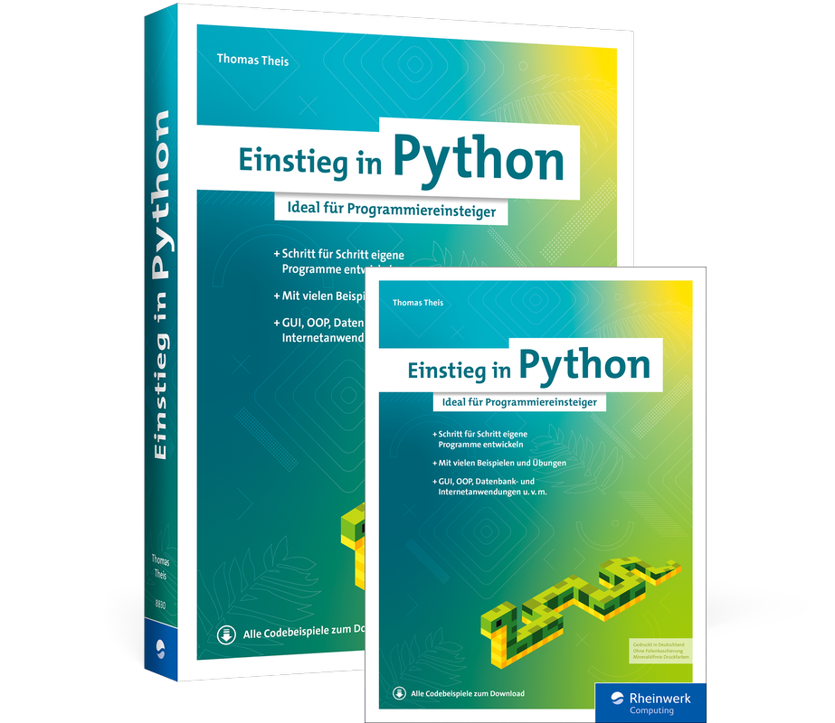 Einstieg in Python. Ideal für Programmiereinsteiger | Rheinwerk