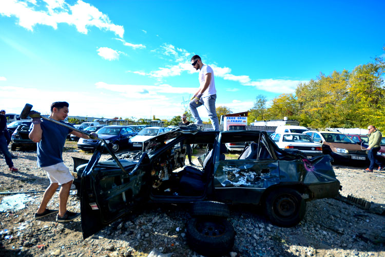 Book a Car Smash for Your Budapest Stag Do | Maximise