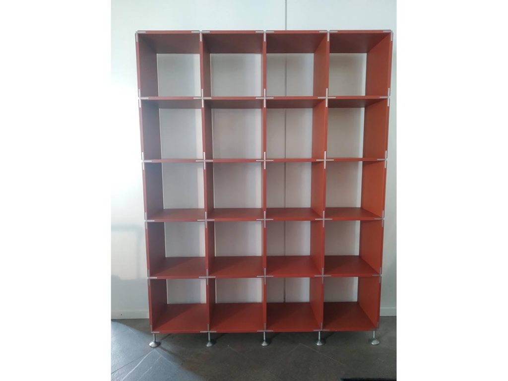 Endless Shelf bookcase in MDF wood (orange), Porro - Deesup