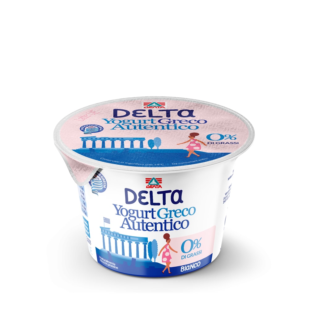 Yogurt greco autentico Delta Bianco 0% di Grassi | Granarolo