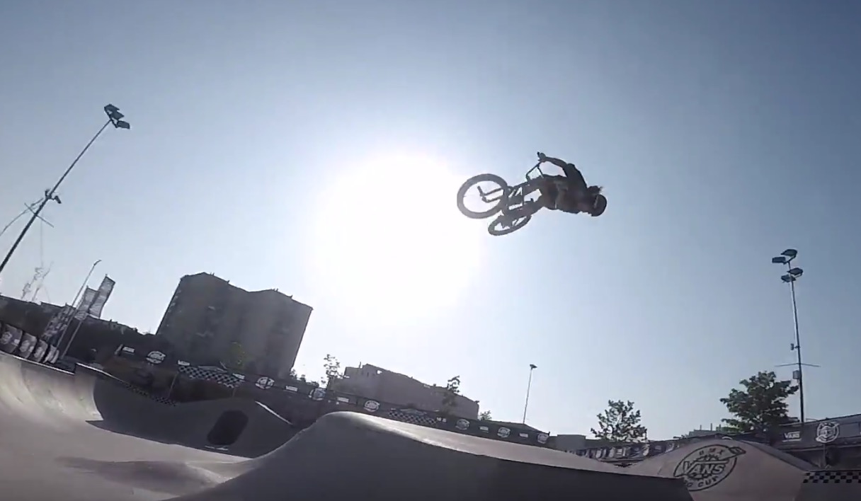 2017 Vans BMX Pro Cup In Malaga: Ryan Nyquist Follow Cam With Jason ...