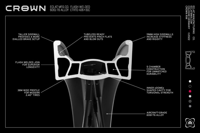 Productivity: Éclat Crown Rim - DigBMX