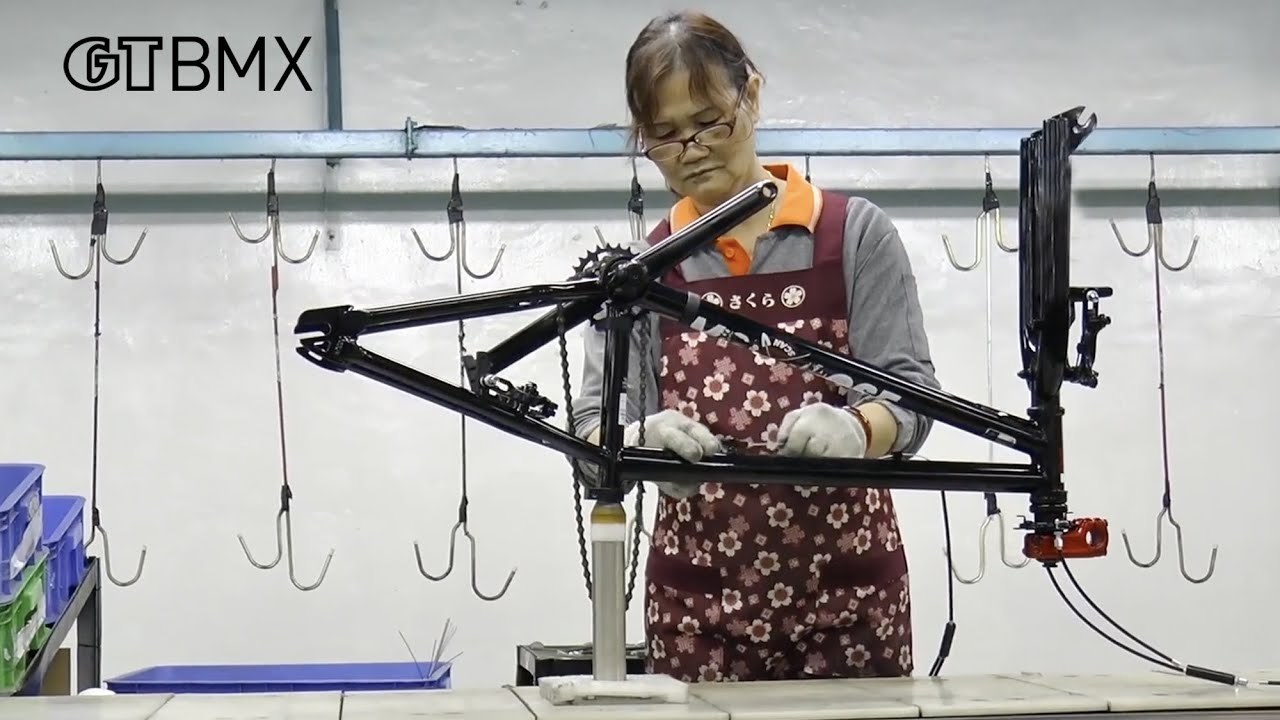 INSIDE LOOK AT A BMX BICYCLE FACTORY IN TAIWAN - GT BMX - DIG BMX