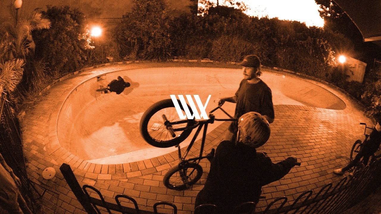 The LUXBMX crew ride an abandoned pool - DIG BMX