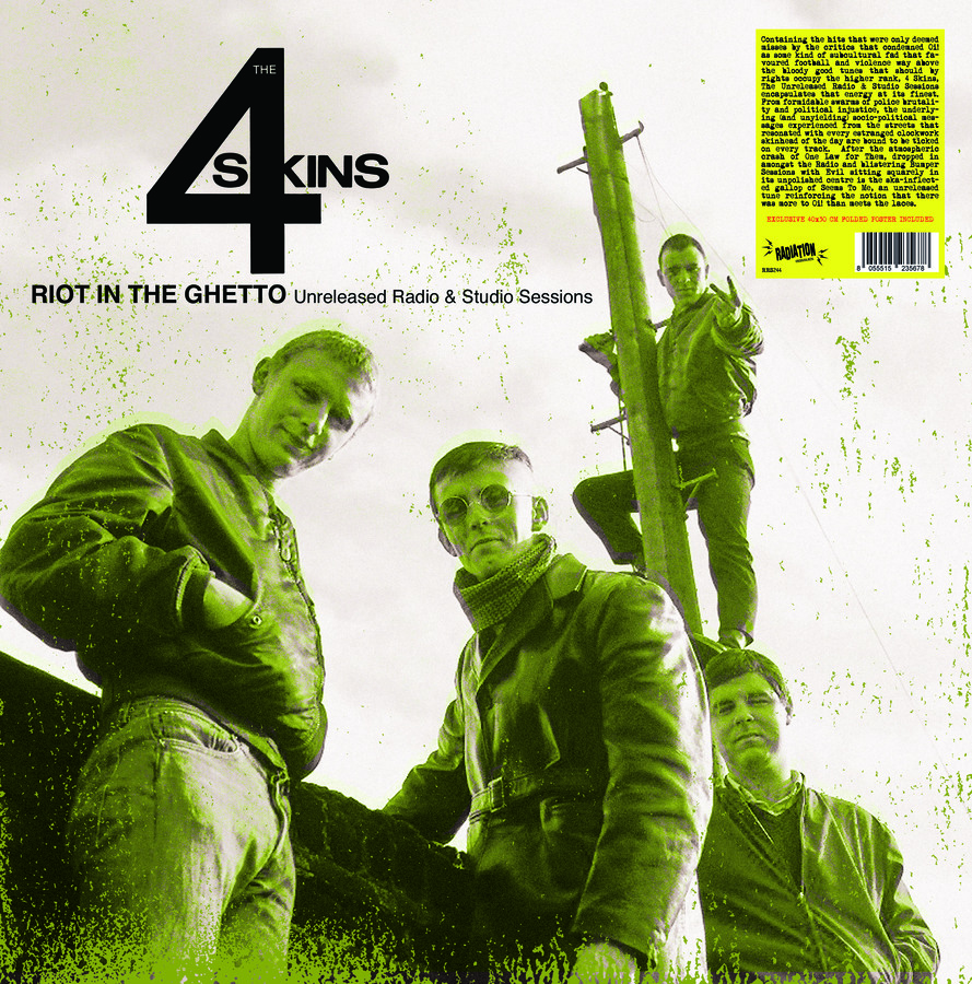4 Skins Riot In The Ghetto: Unreleased Radio & Studio Sessions Lp ...