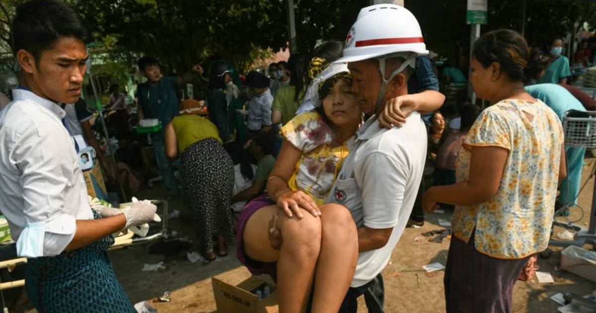 Help slachtoffers van de aardbeving in Myanmar en Thailand