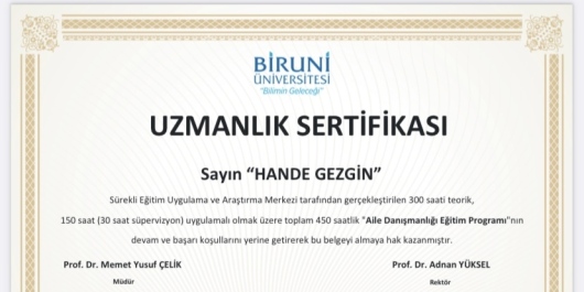 Uzm. Kl. Psk. Hande Gezgin Taşpınar - Yorumları incele ve randevu al ...