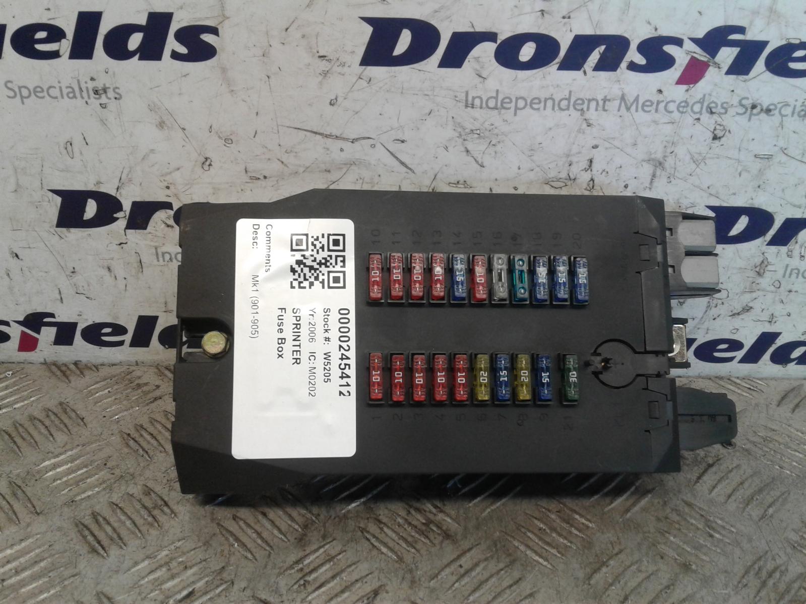 Fuse Box Sprinter Mercedes 2006