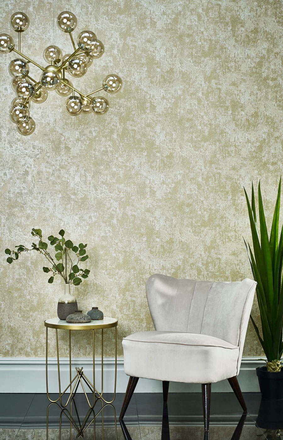Diffuse - Gilded wallpaper | Dimension | Prestigious Textiles