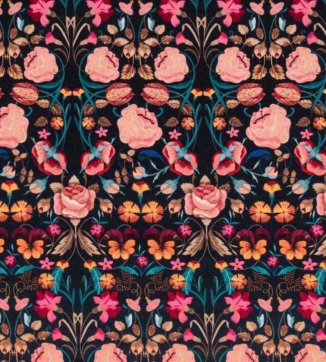 Bonita Velvet - Rosa fabric | Temperley London x Romo Fabric | Romo