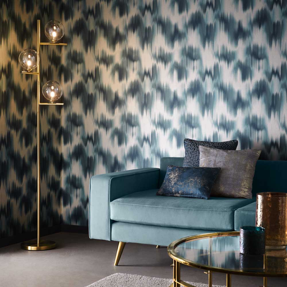 Colorante - Midnight wallpaper | Lusso Wallpapers | Clarke & Clarke