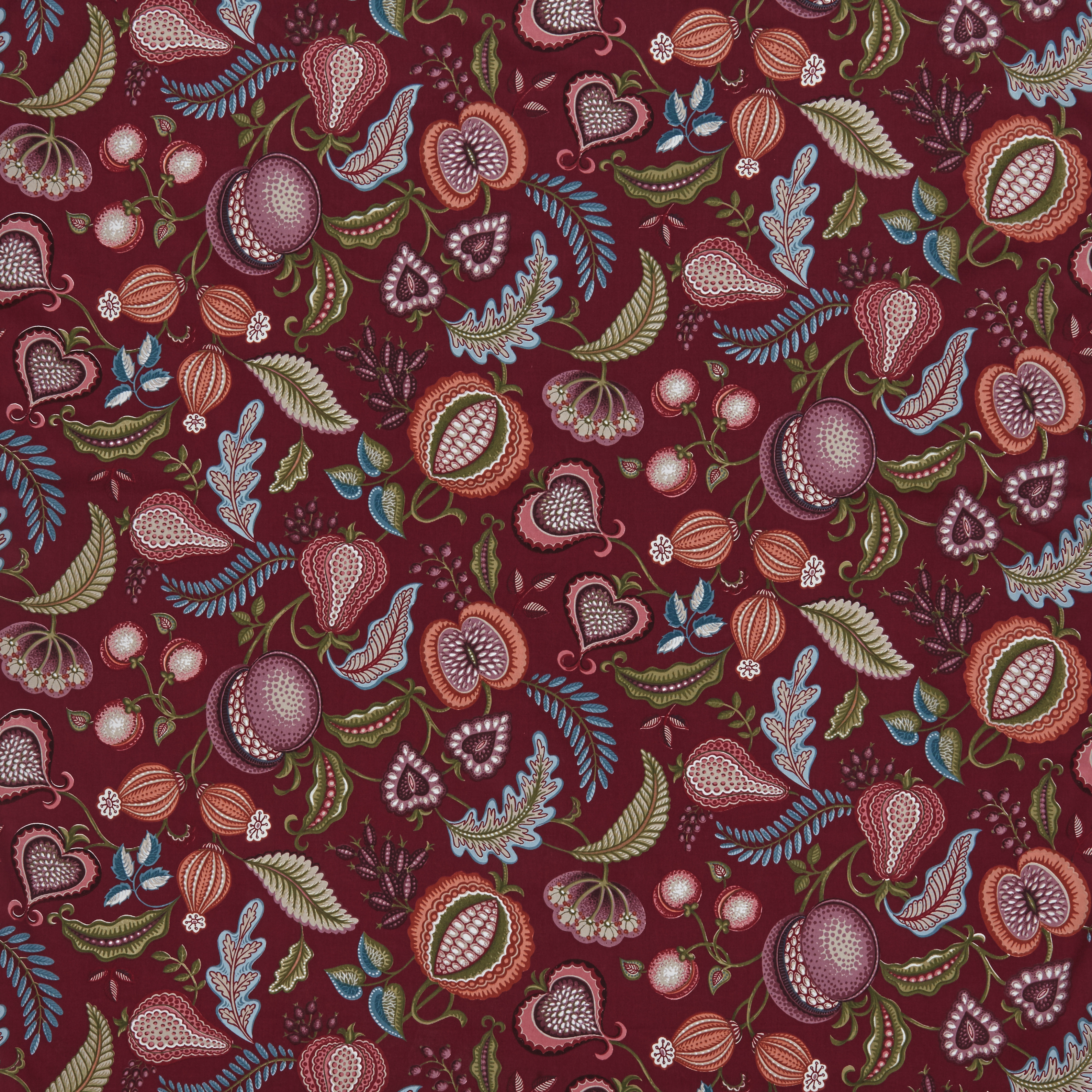 Harvest - Ruby fabric | Arts & Crafts | iLiv