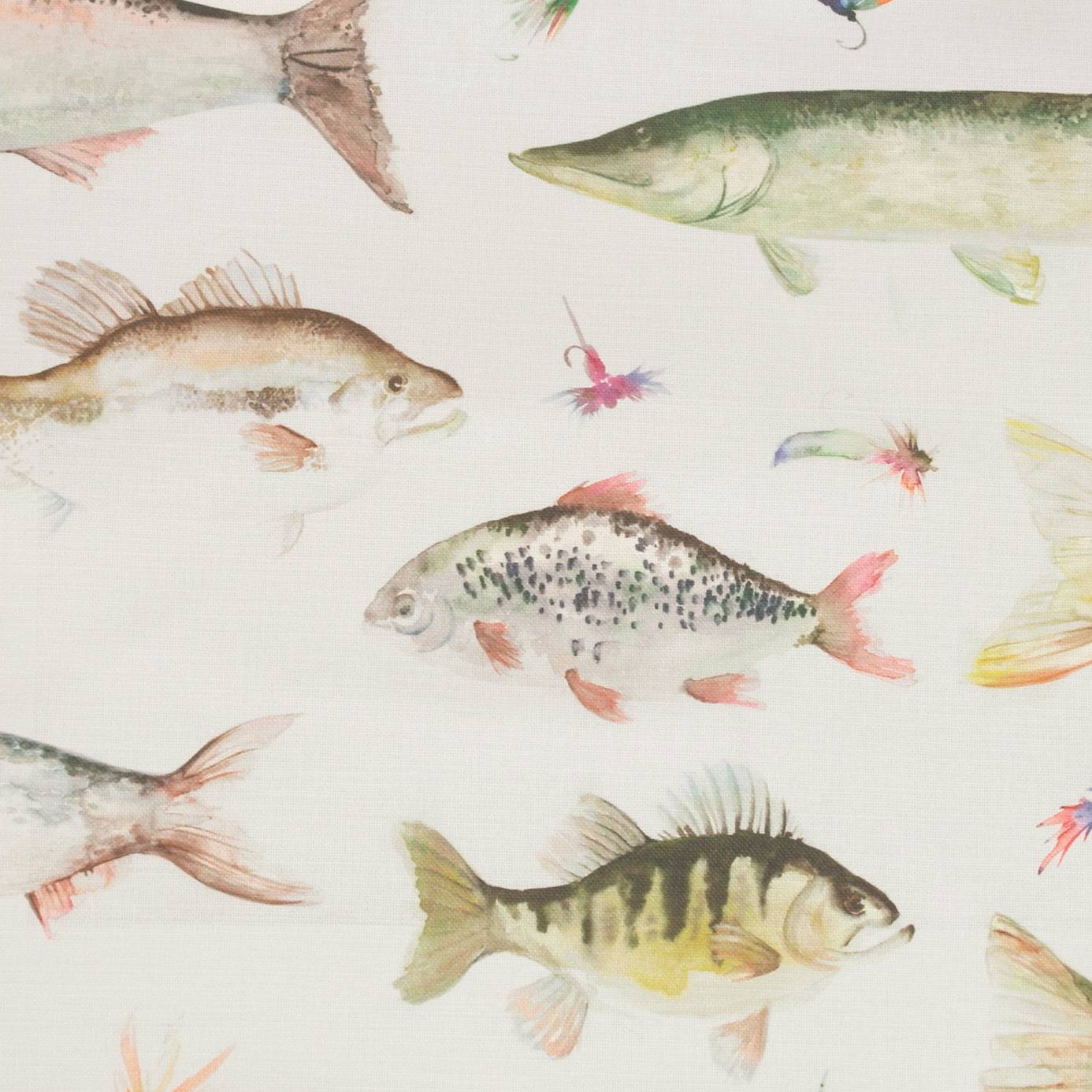 River Fish Large - Cream fabric | Country Compendium | Voyage