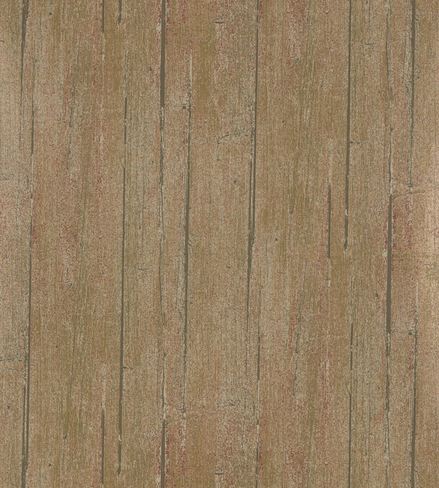 Wood Panel - Rust wallpaper | Bohemian Wallpapers | Mulberry Home