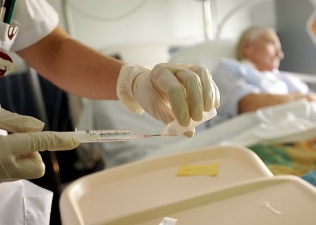 Is it true that best practice for administering IV flushes/boluses is ...