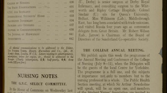Issue 1053 1925 07 04 Nursing Times 
