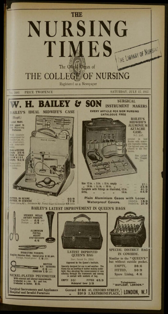 Issue: 1681 1937-07-17 | Nursing Times Issue: 1681 1937-07-17 | Nursing Times