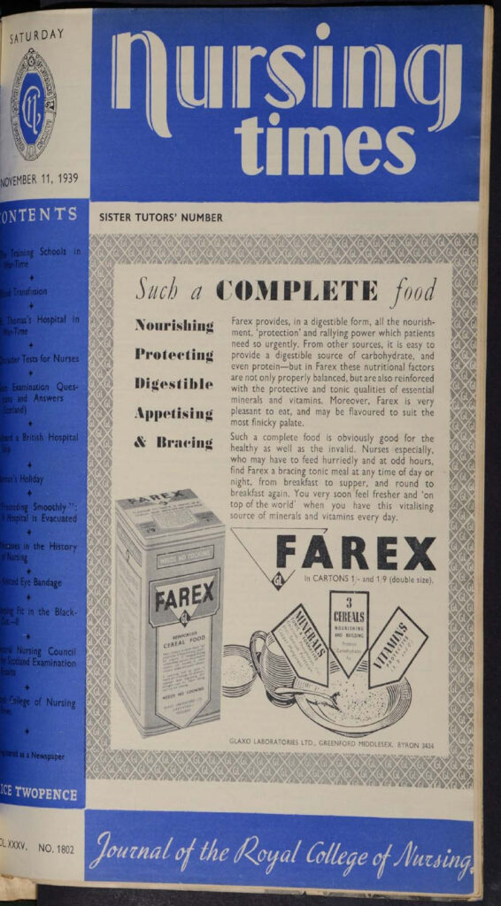 Issue 1802 1939 11 11 Nursing Times 