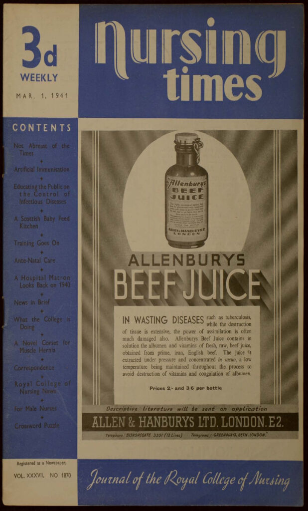 Issue: 1870 1941-03-01 | Nursing Times Issue: 1870 1941-03-01 | Nursing Times