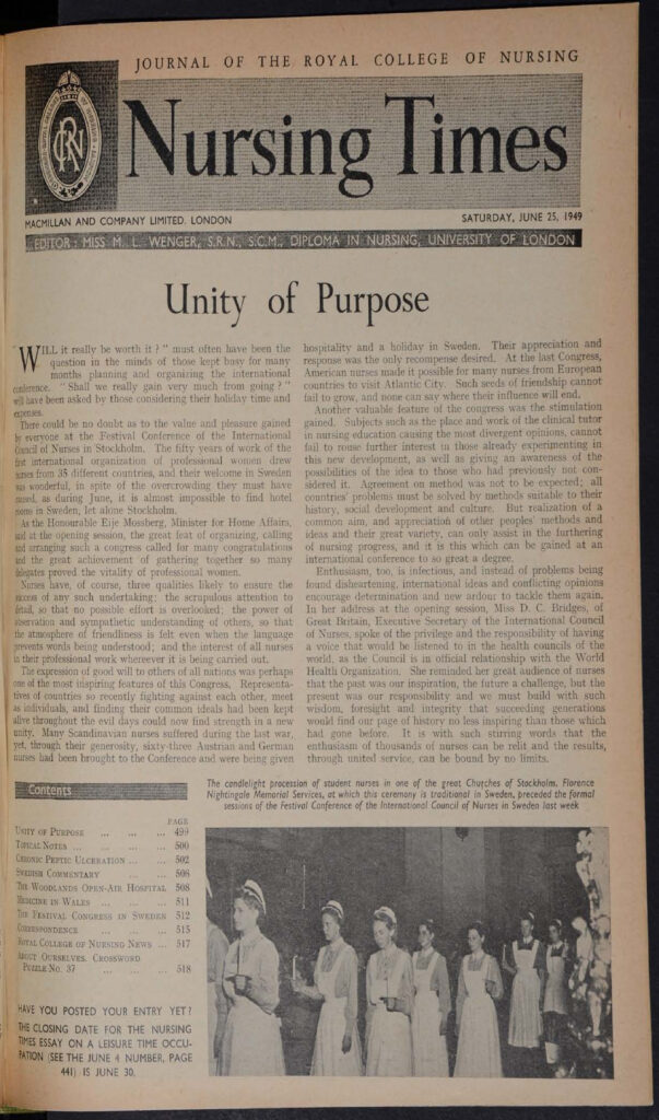 Issue 1949 06 25 Nursing Times