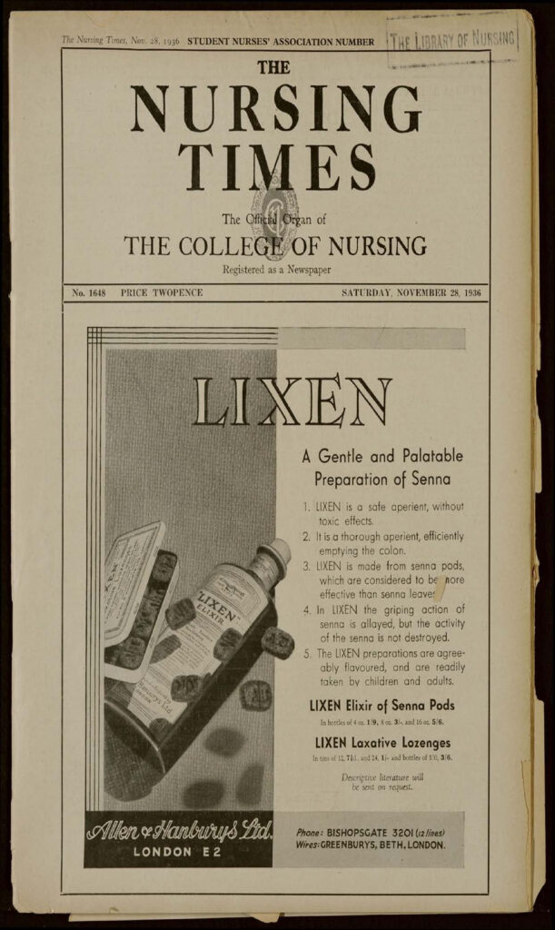 Issue 1648 1936 11 28 Nursing Times