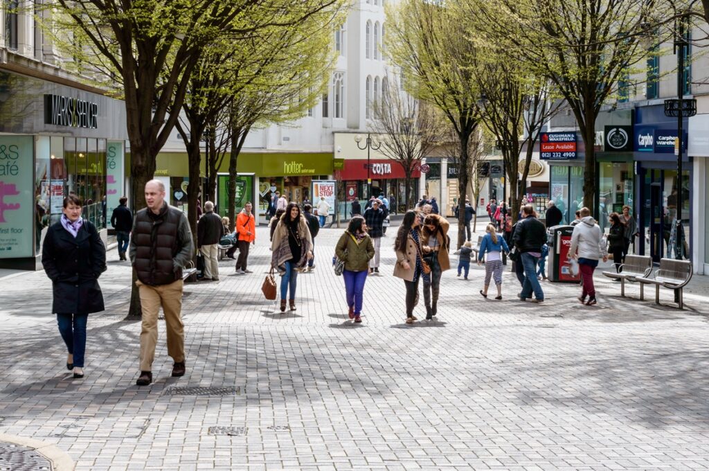High streets drive footfall uplift