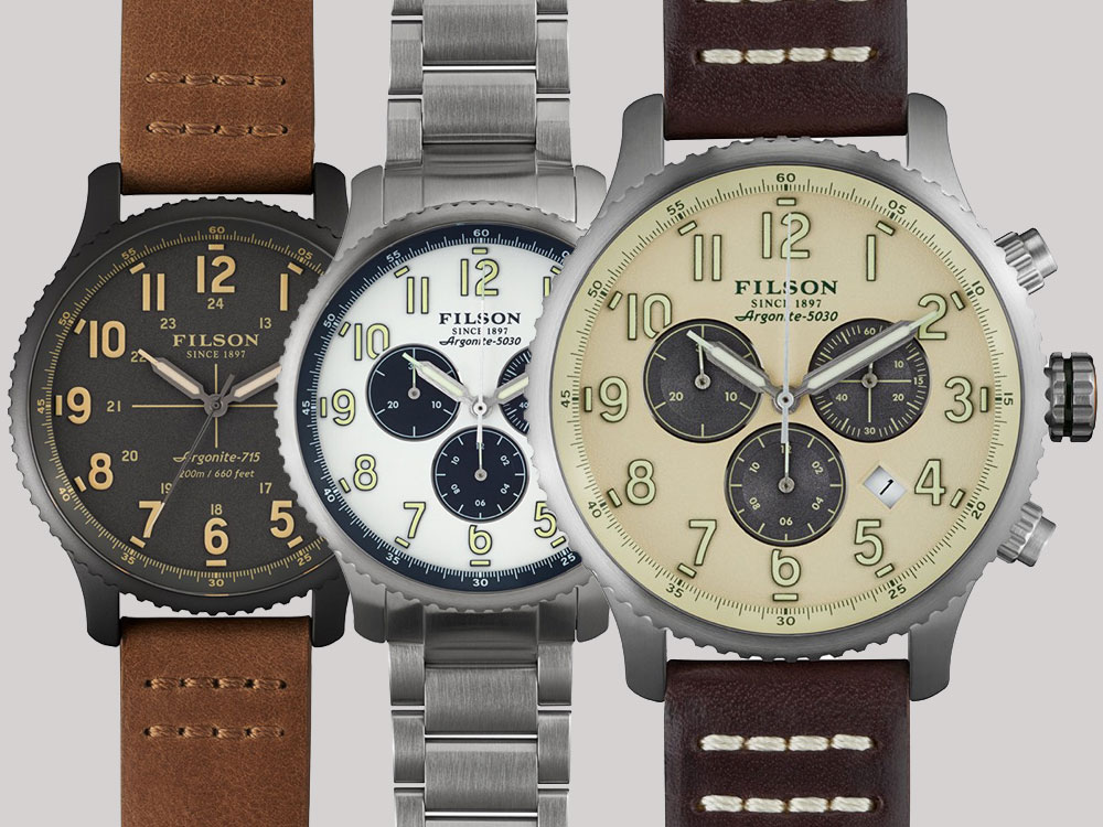 Filson debuts first watch collection in collaboration with Shinola
