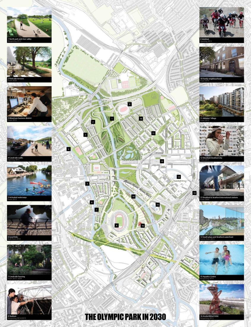 Redesigned Olympic legacy masterplan unveiled