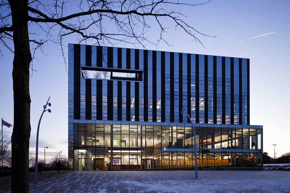 Corby Cube, Corby, Northamptonshire, by Hawkins\Brown