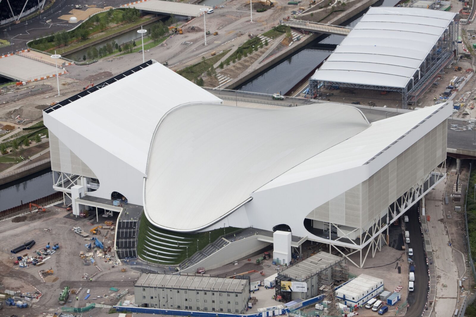 Zaha Hadid completes Olympic Aquatics Centre