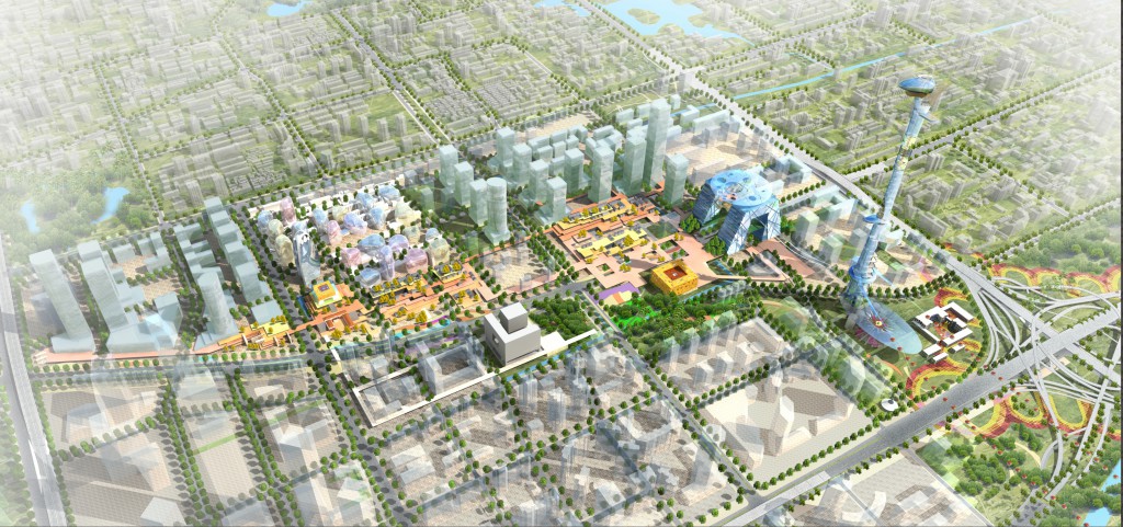 Beijing CBD reimagined in Space Syntax’s low carbon masterplan