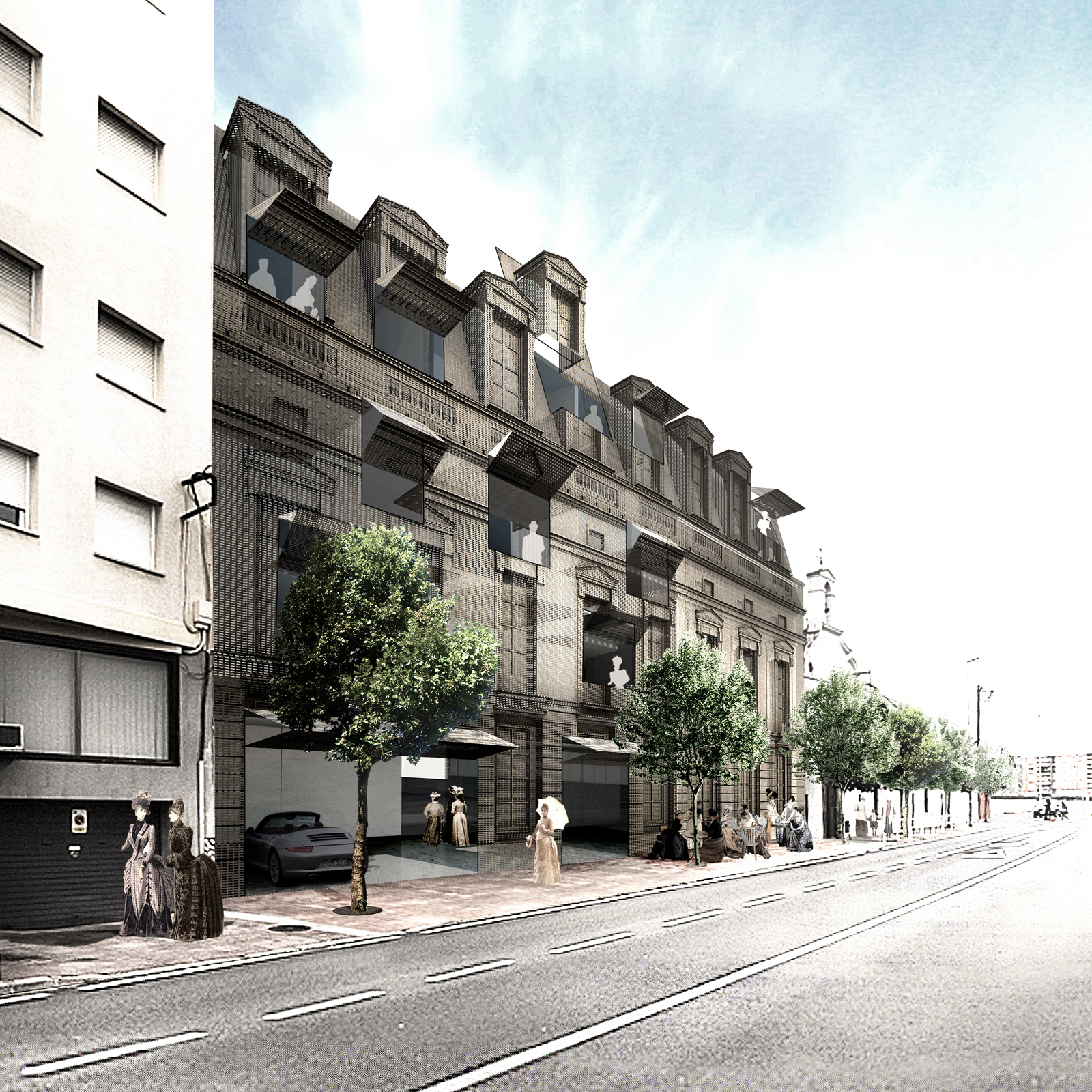 Amin Taha recreates Belle Epoque in bronze with winning Costa Brava design