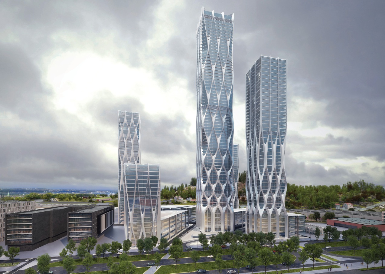 SOM wins contest for 60-storey Swedish skyscraper