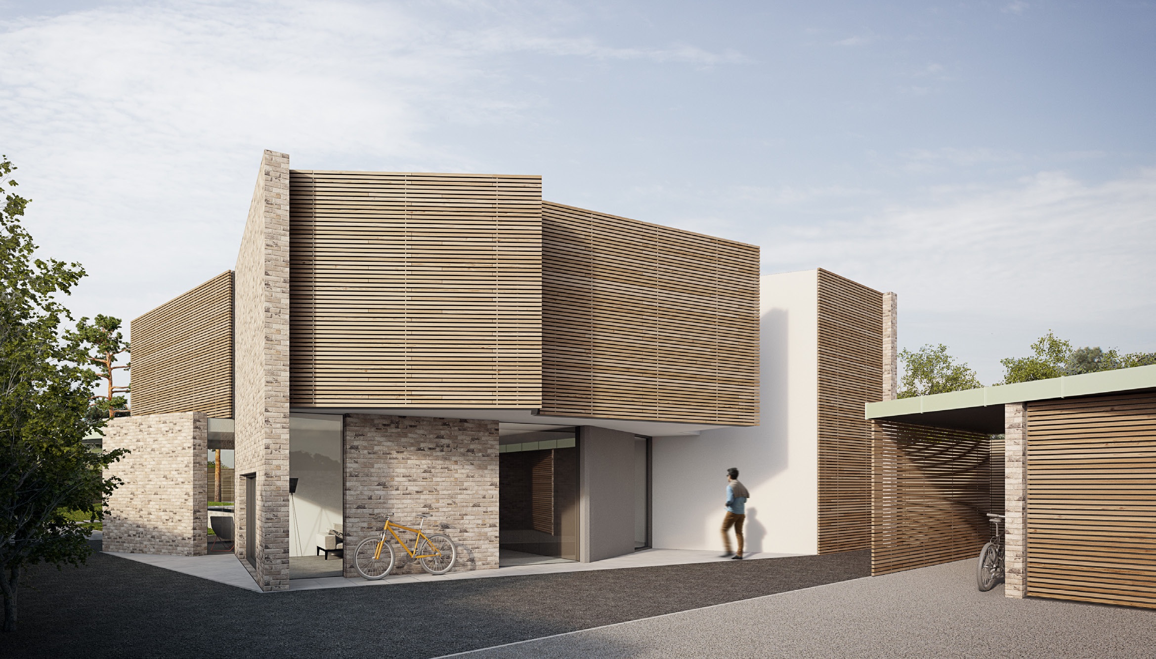 Emerging Cambridge practice wins planning for y-shaped home