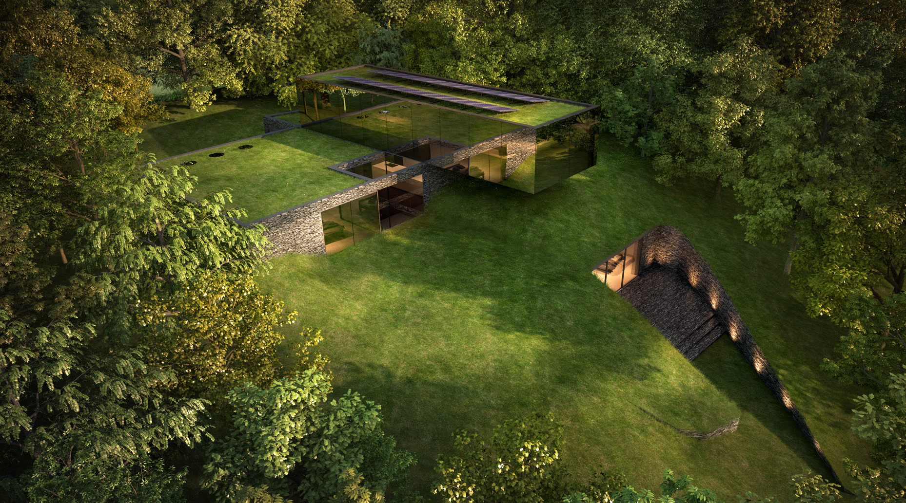 CoupDeVille designs semi-submerged London eco-house