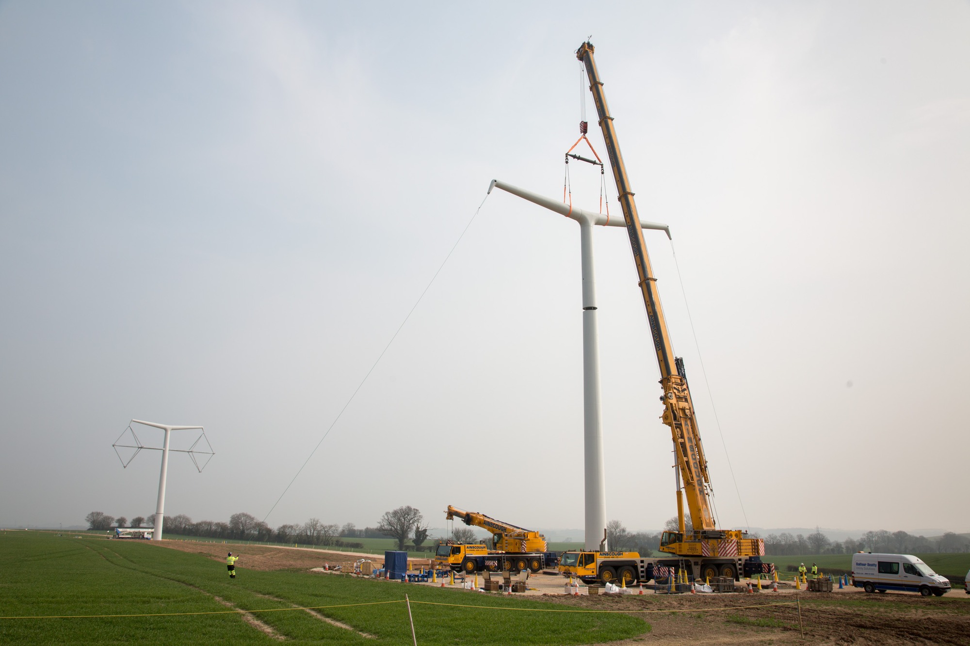 First of Bystrup’s T-Pylons completes