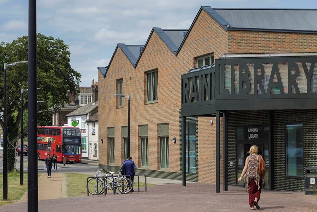 Rainham projects: Rainham Library & Interchange by Maccreanor Lavington