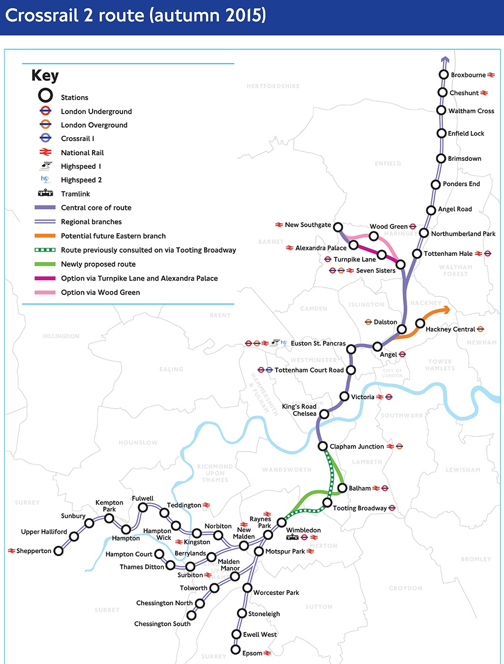 TfL unveils revised route for £27bn Crossrail 2