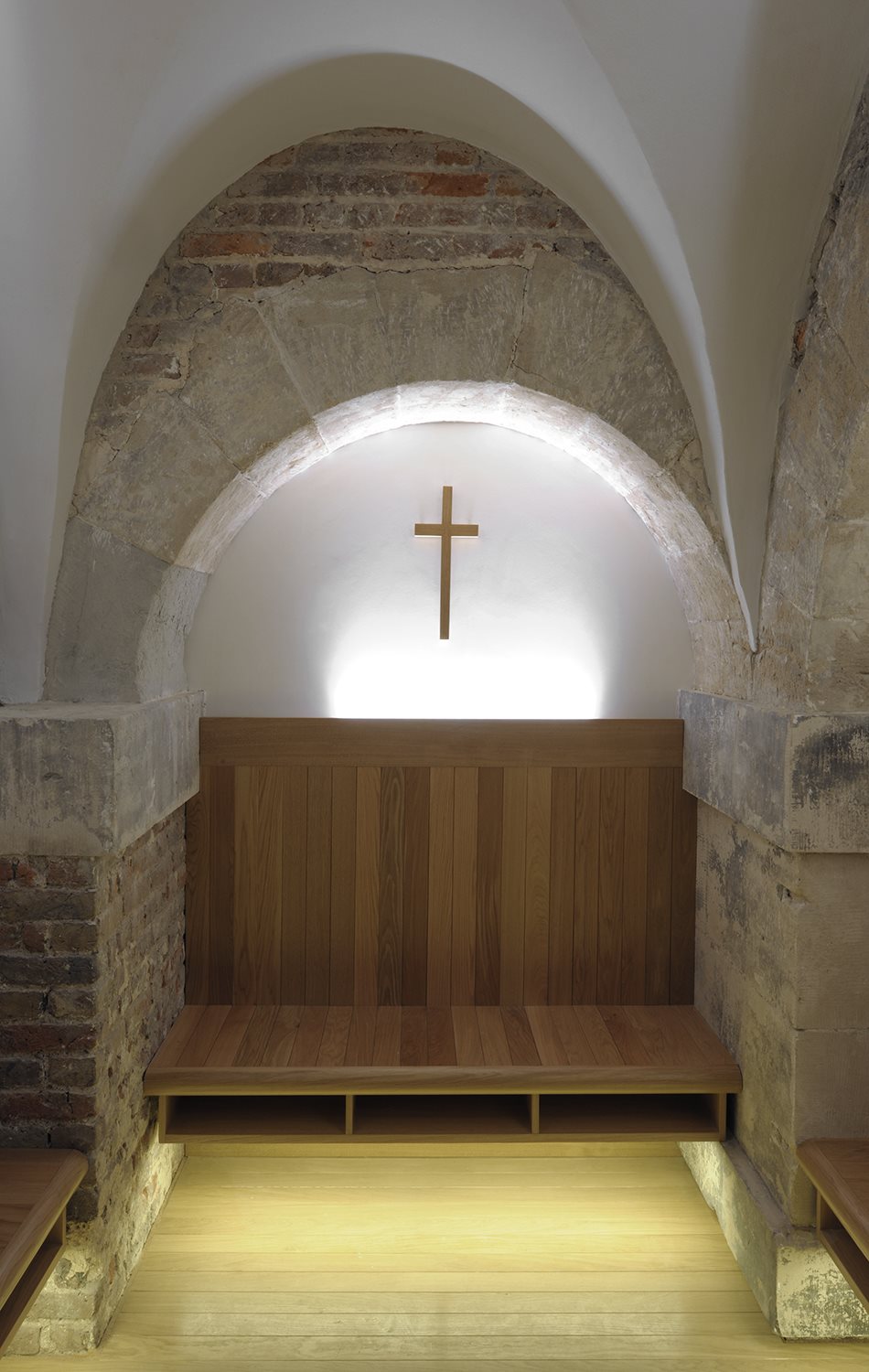 The Crypt at Christ Church Spitalfields by Dow Jones Architects