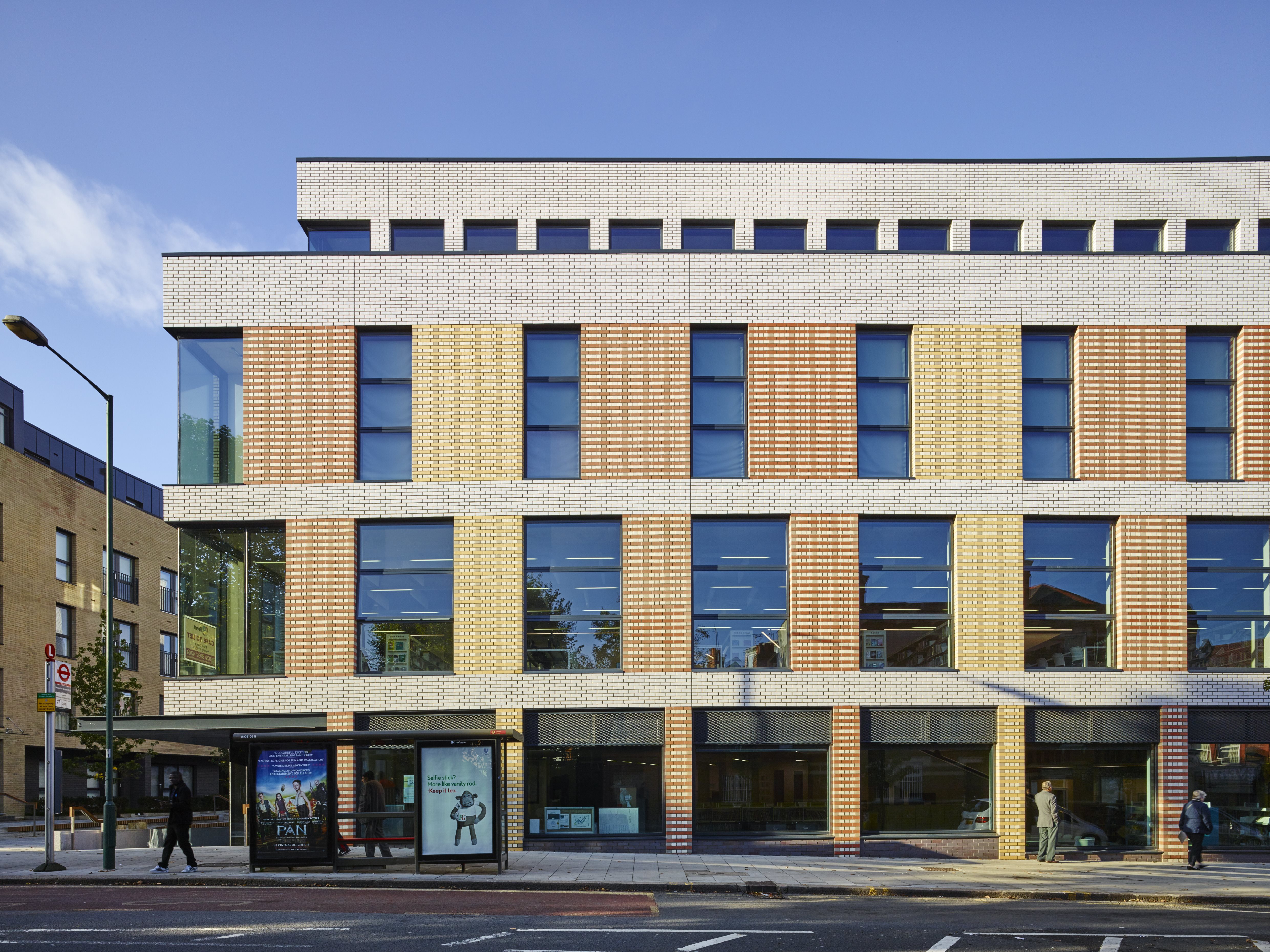 The Library at Willesden Green by Allford Hall Monaghan Morris