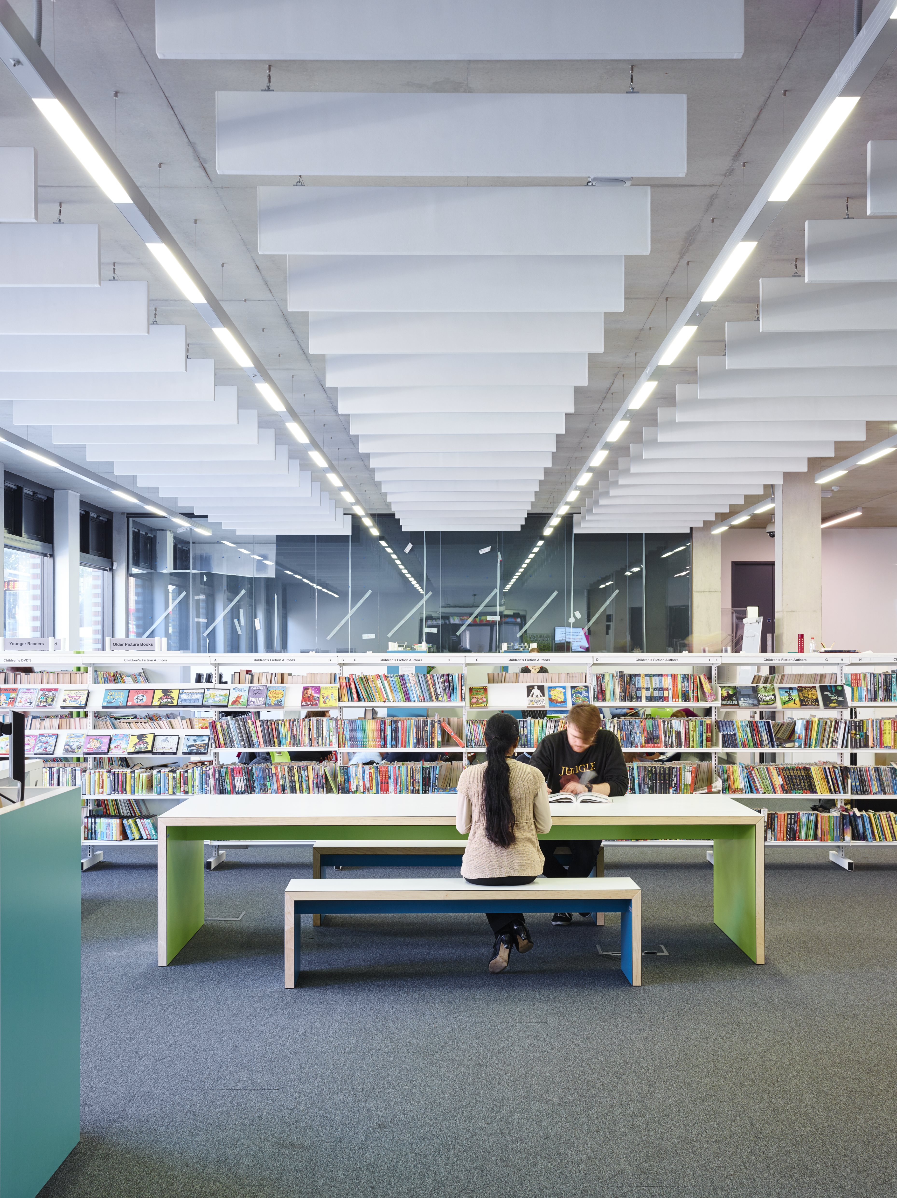 The Library at Willesden Green by Allford Hall Monaghan Morris