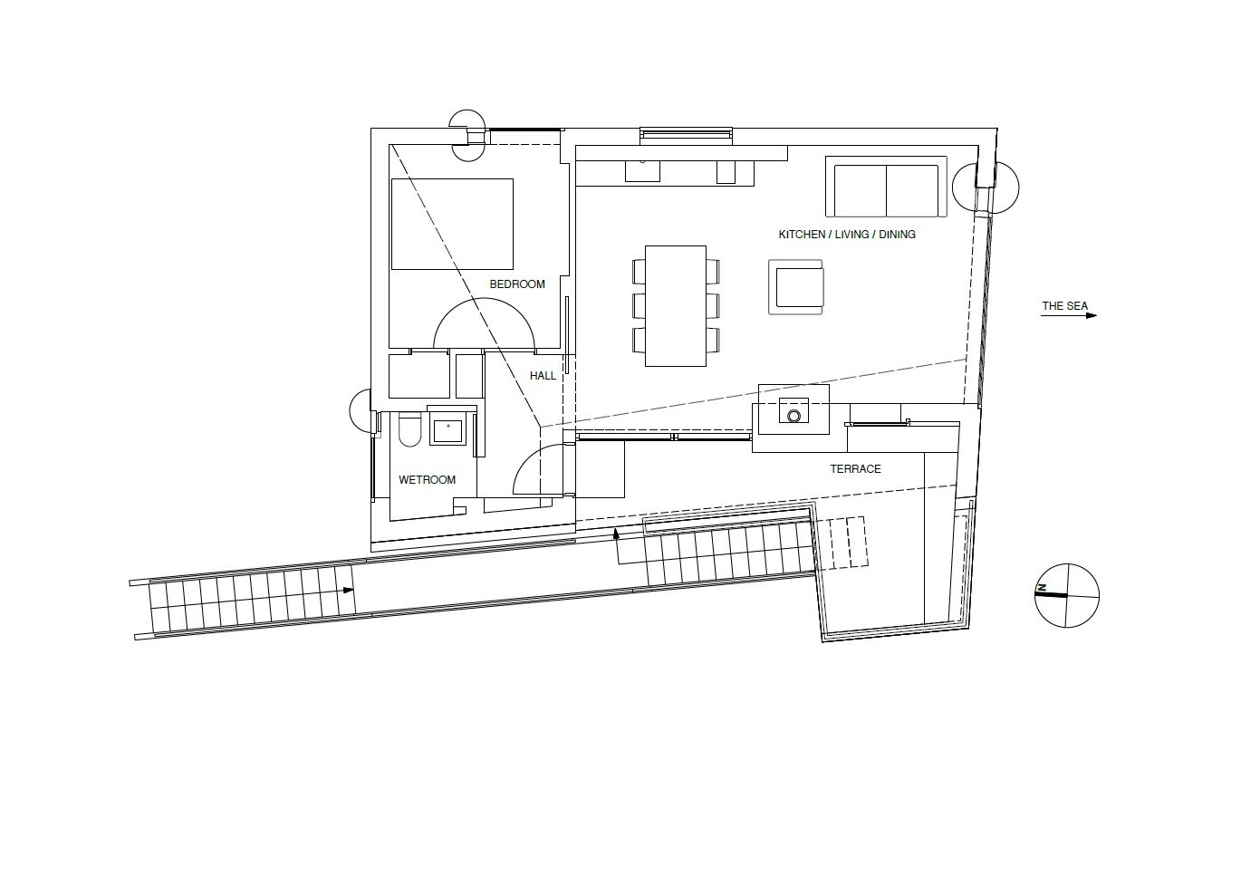 Lisa Shell Architects unwraps cork-clad coastal home