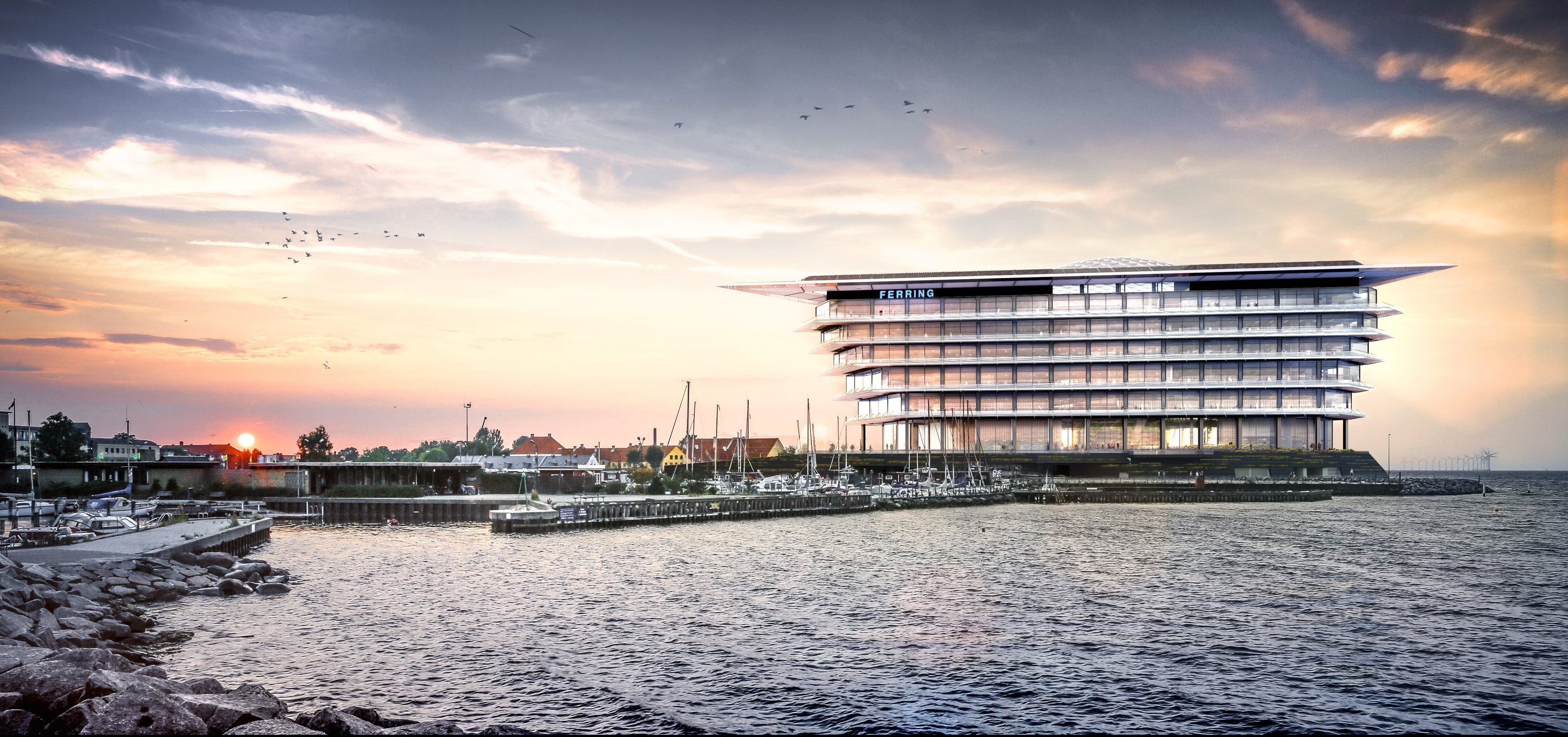 Work starts on Foster + Partners’ Copenhagen pharmaceutical HQ