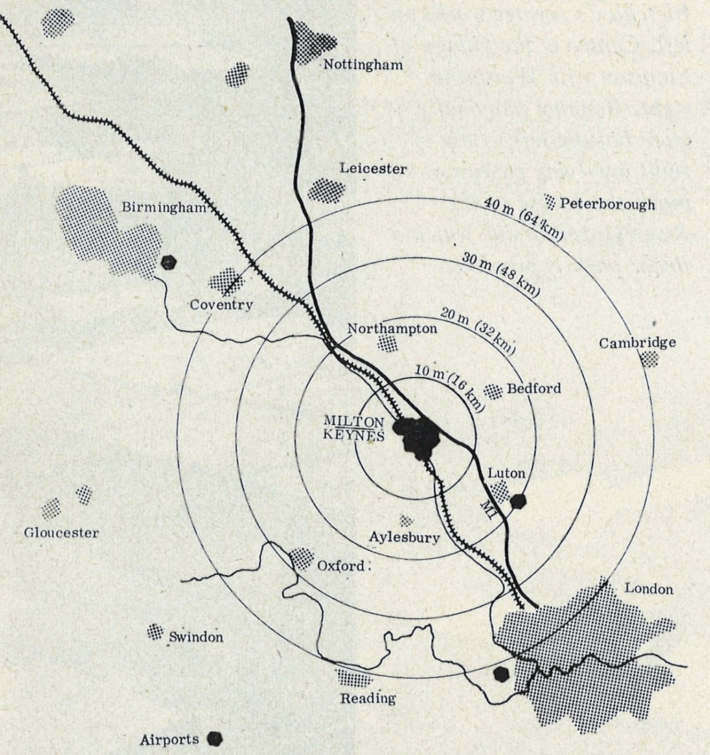 AJ archive: Milton Keynes planning study (1969)
